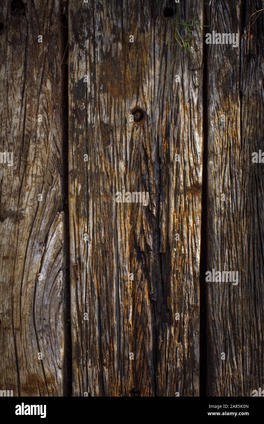 Weathered structure old timbers texture detail picture Stock Photo - Alamy