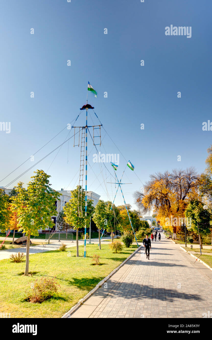 Samarkand city center, HDR image Stock Photo - Alamy