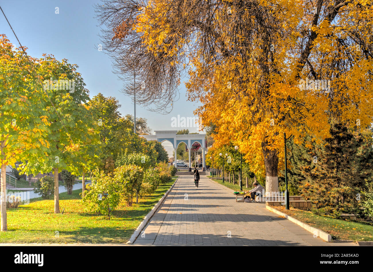 Samarkand city center, HDR image Stock Photo - Alamy