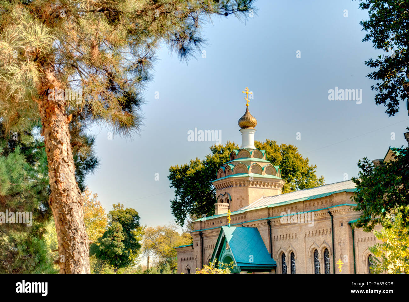 Samarkand city center, HDR image Stock Photo - Alamy