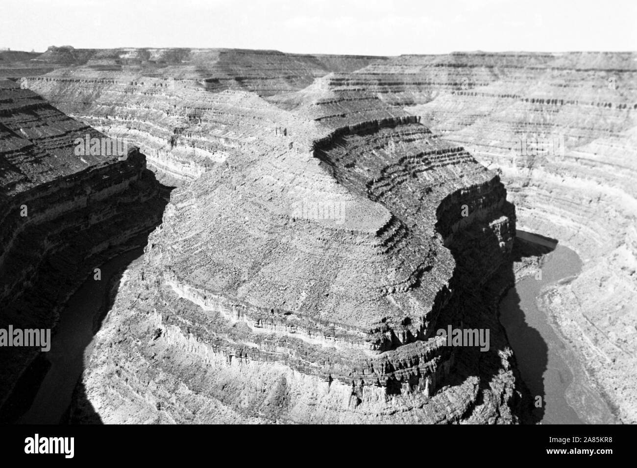 Meander of river Black and White Stock Photos & Images - Alamy