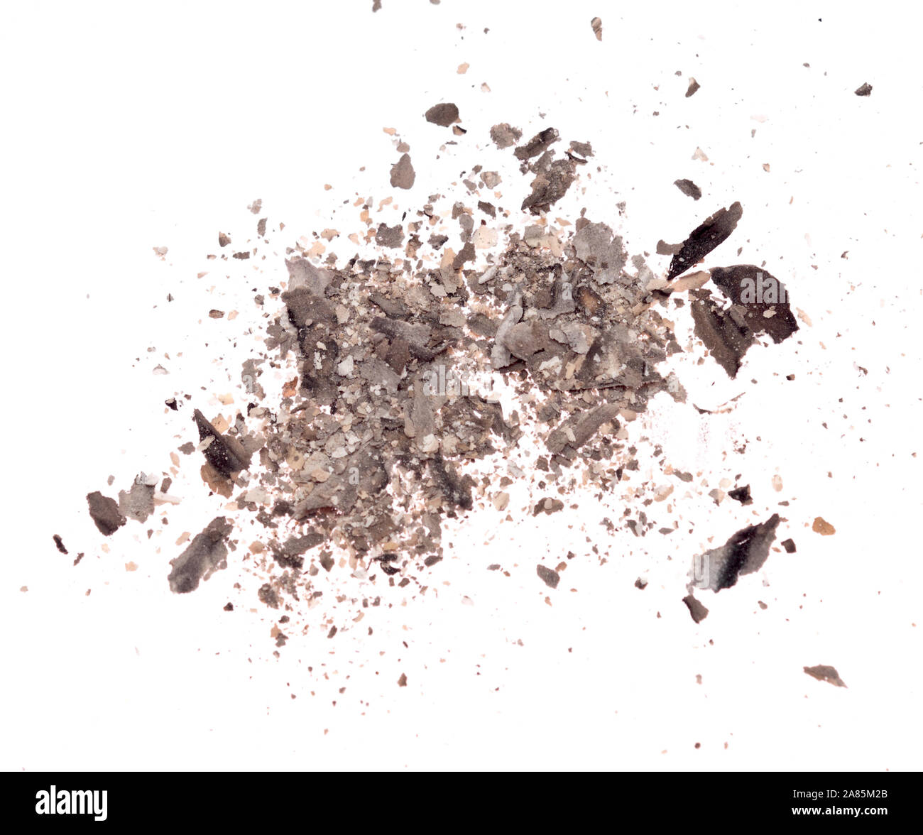 Ash isolated on white background Stock Photo - Alamy