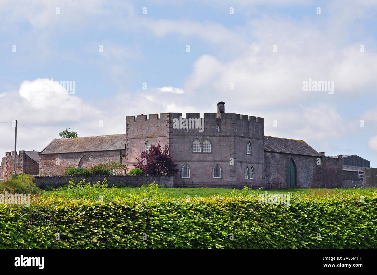 Bunker's Hill Folly, Greystoke, Cumbria Stock Photo - Alamy
