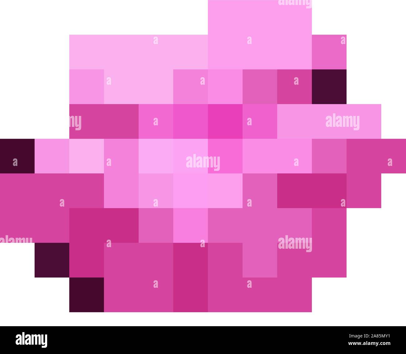 Single flower in pink color illustration Stock Vector Image & Art - Alamy