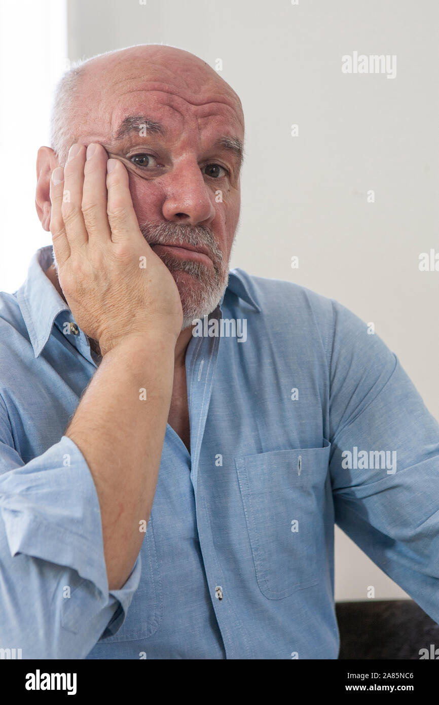 Looking fed up hi-res stock photography and images - Alamy