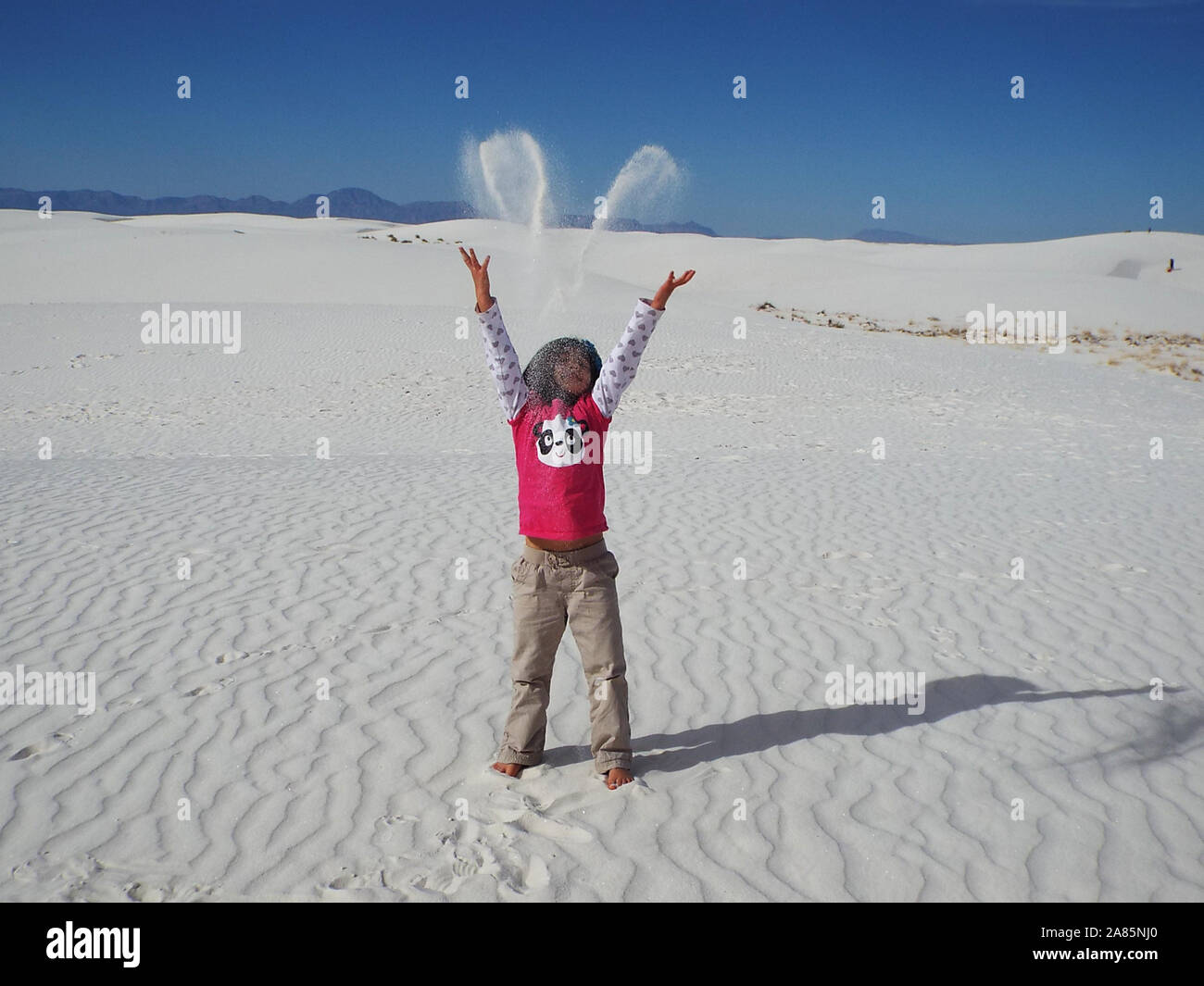 White Sands National Park activities Stock Photo - Alamy
