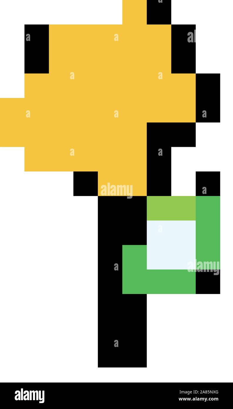 Single flower in yellow color illustration Stock Vector Image & Art - Alamy