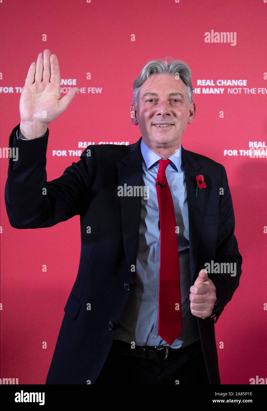 Scottish Labour leader Richard Leonard at Maryhill Burgh Halls, Glasgow ...