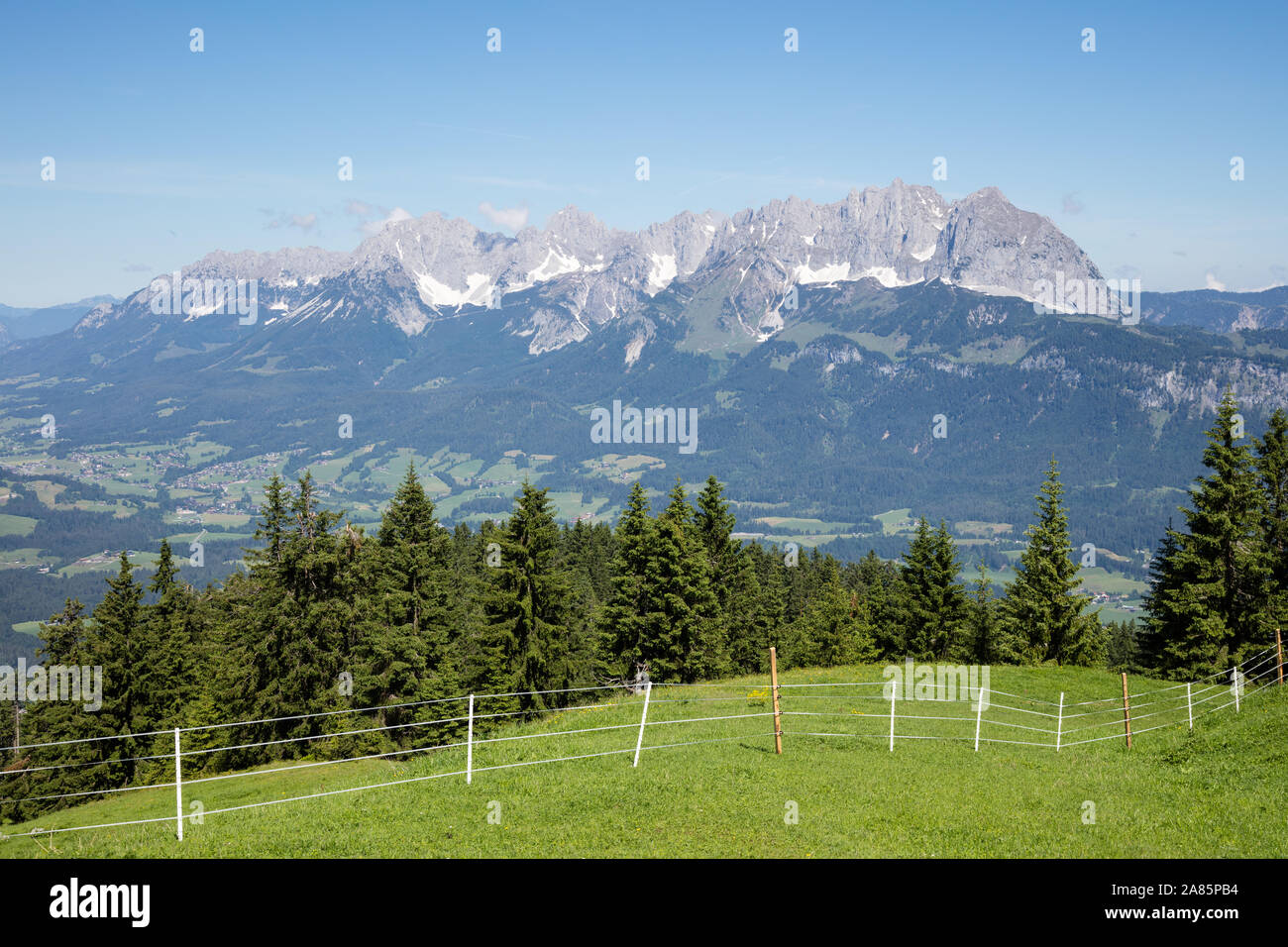 Wilder Kaiser, Kaisergebirge, Alps, Tirol, Austria, Europe Stock Photo ...