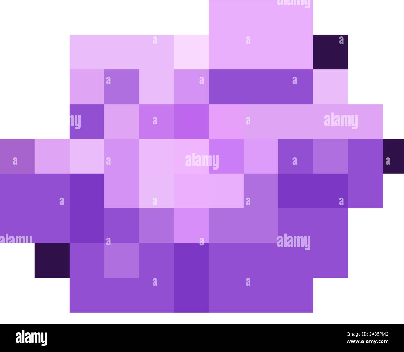 Single flower in purple color illustration Stock Vector Image & Art - Alamy