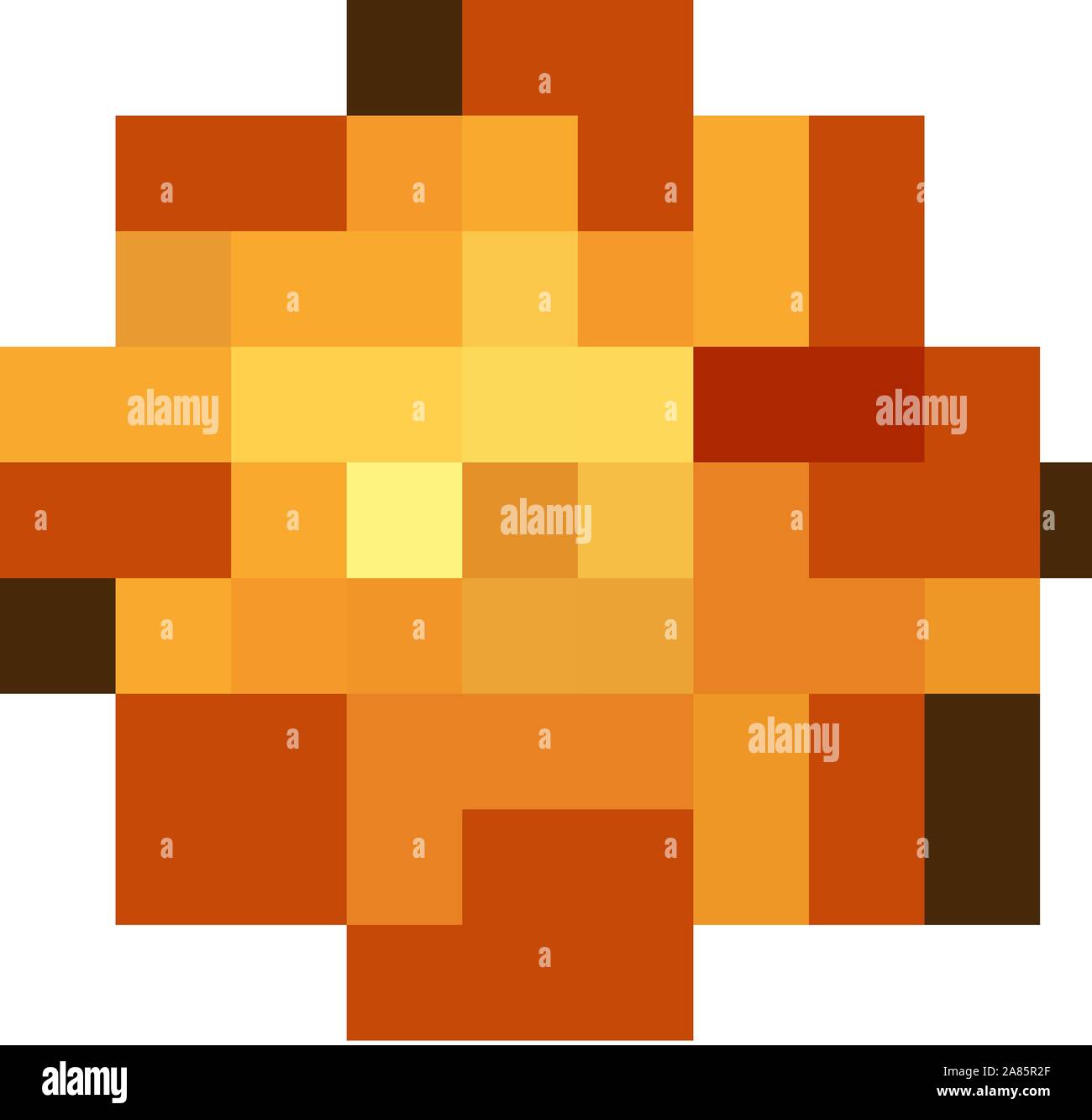 Gorgeous orange flower Stock Vector Images - Alamy