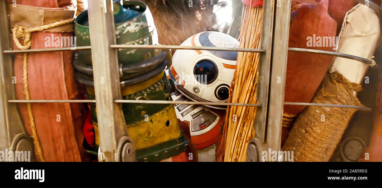 USA. Jimmy Vee as R2-D2 in a scene from the ©Walt Disney new movie ...