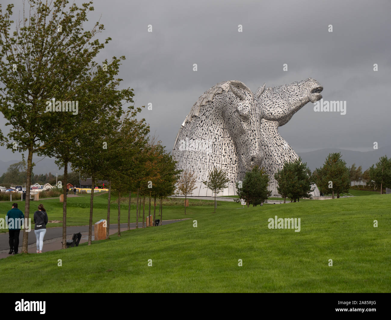 The Kelpies at The Helix, Falkirk, Scotland Stock Photo - Alamy