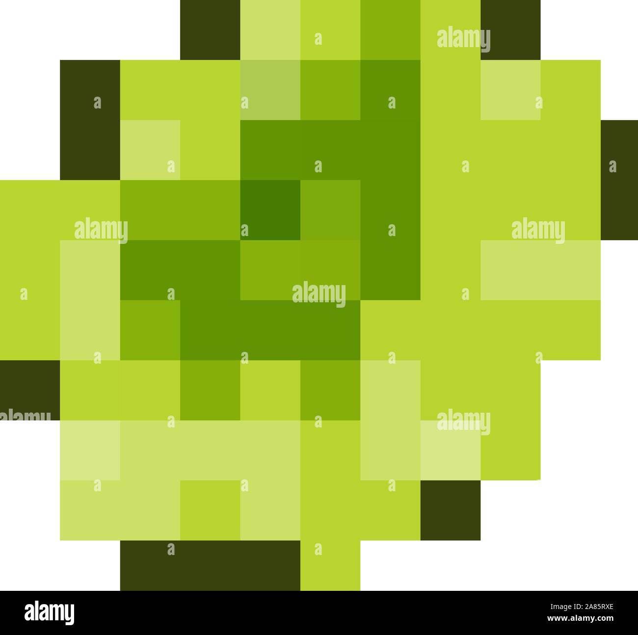 Single flower in green color illustration Stock Vector Image & Art - Alamy