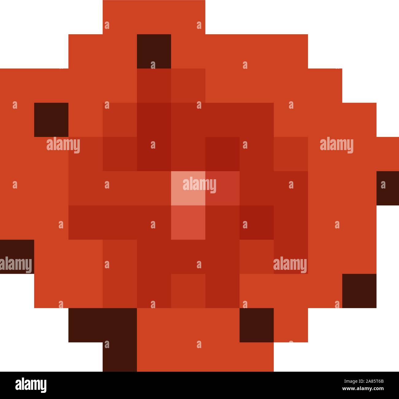 Single flower in red color illustration Stock Vector Image & Art - Alamy