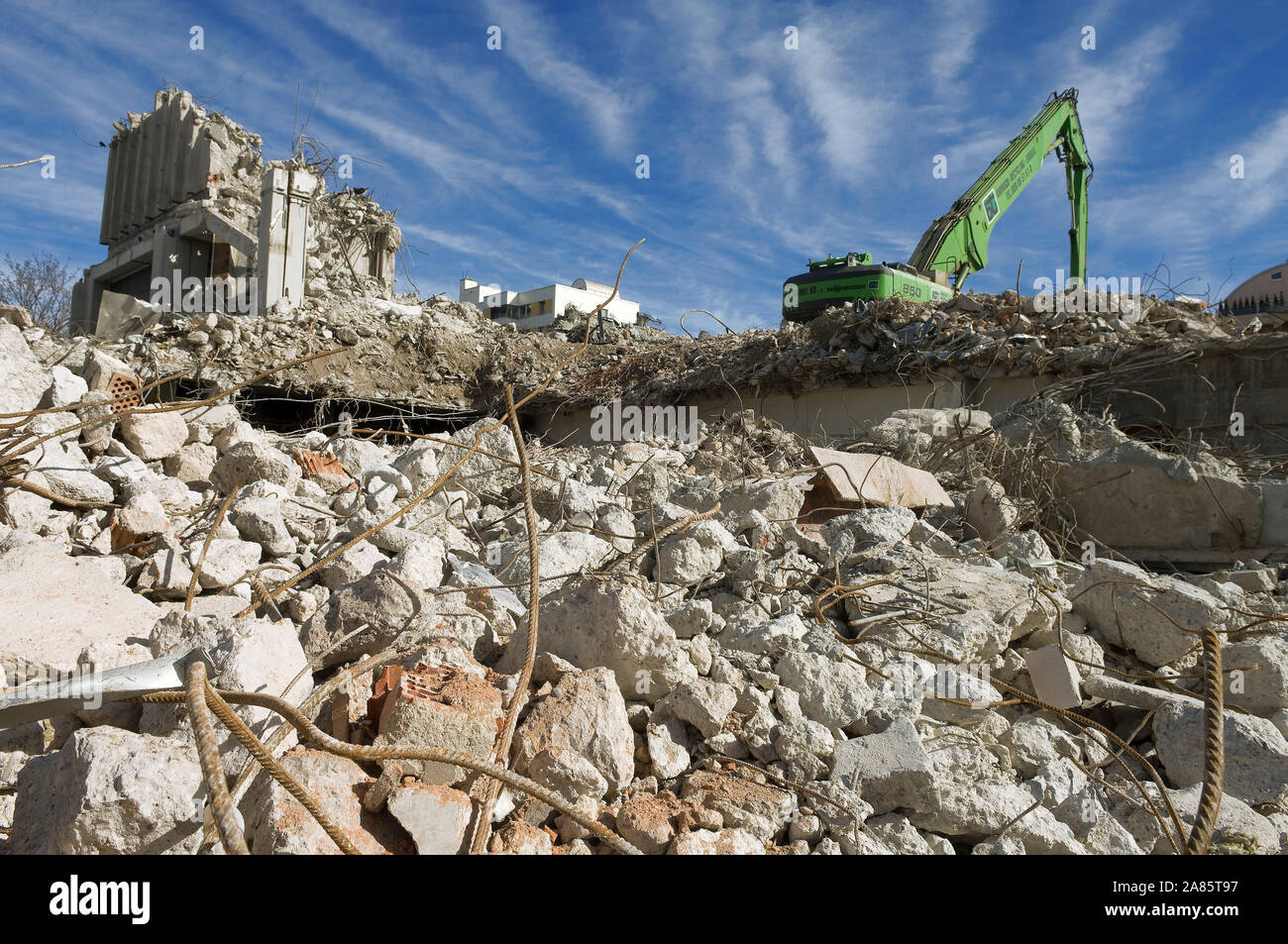 building demolition, Munich, Bavaria, Germany Stock Photo - Alamy