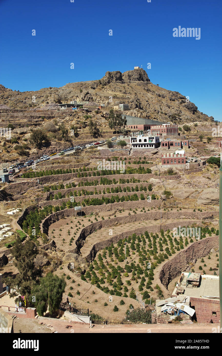 Al Hatab village in Yemen Stock Photo - Alamy