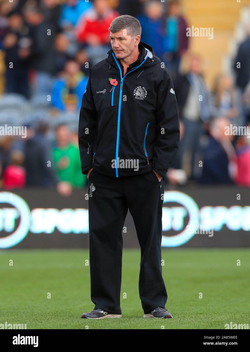 Exeter Chiefs Director of Rugby Rob Baxter Stock Photo - Alamy