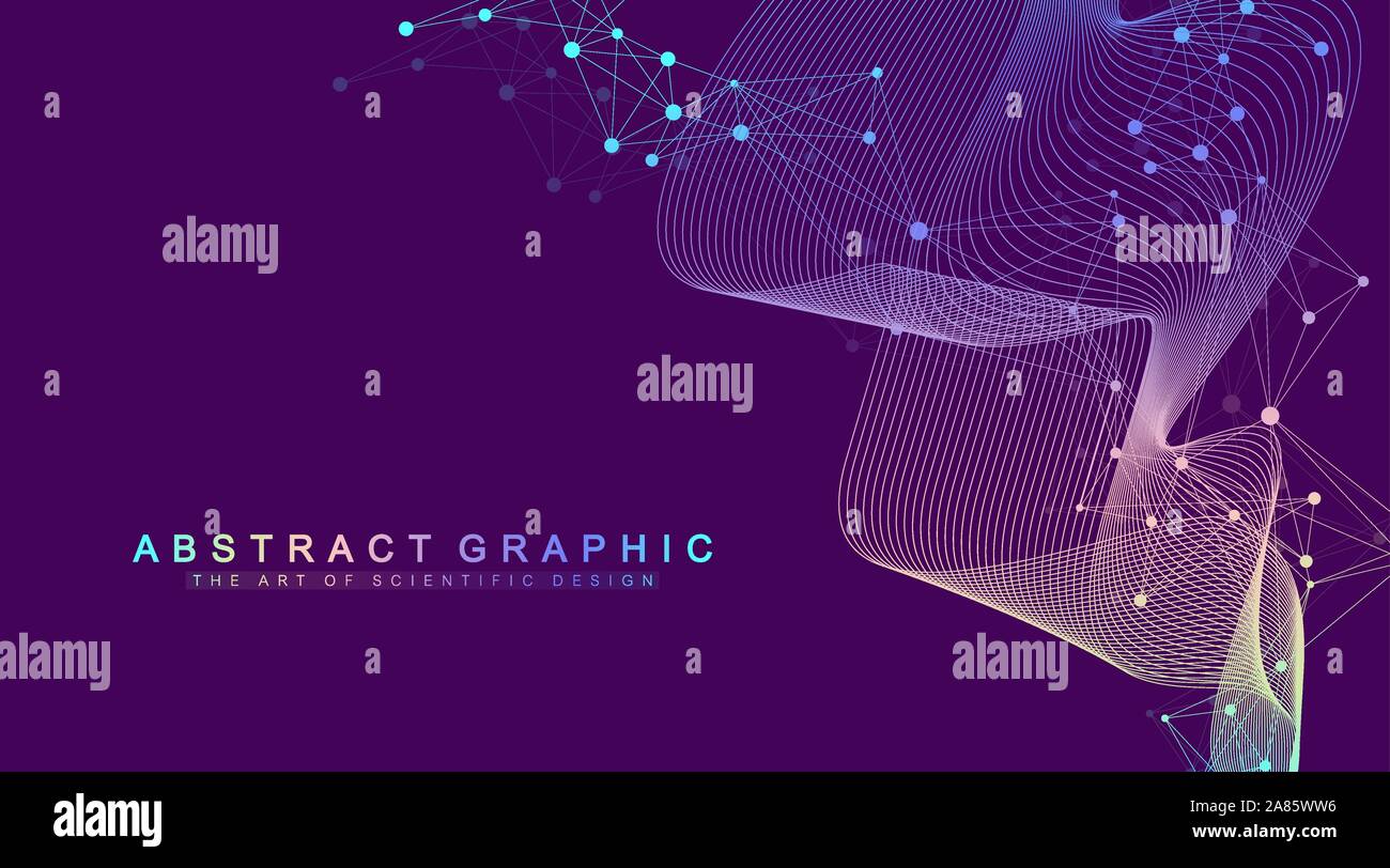 Expansion of life. Colorful explosion background with connected line ...