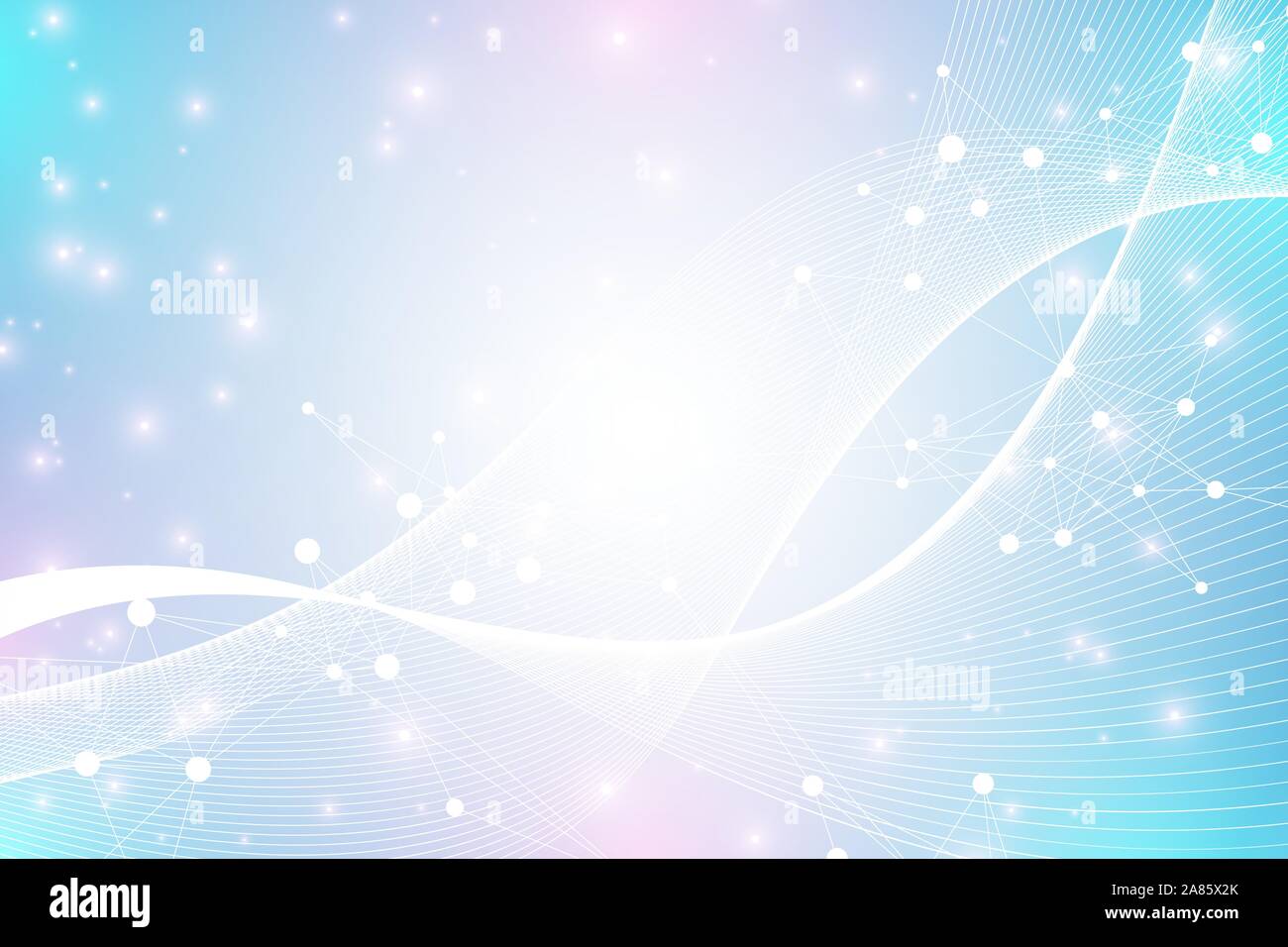 Expansion of life. Colorful explosion background with connected line ...