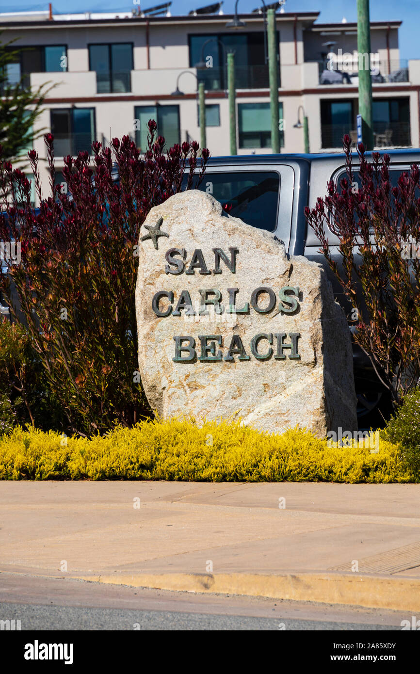 San carlos sign beach hi-res stock photography and images - Alamy