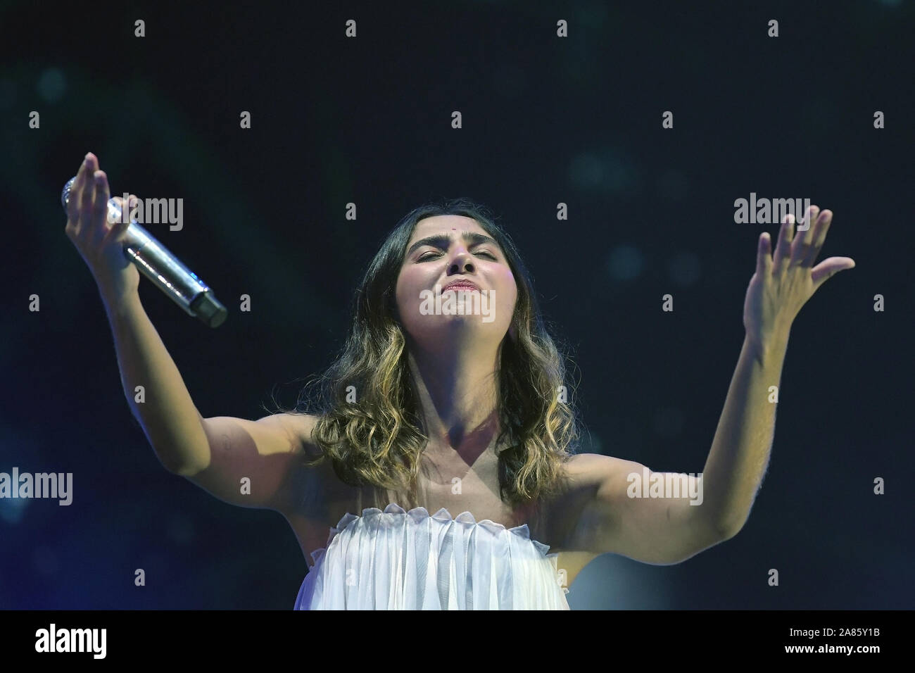 Rio de Janeiro, Brazil, October 5, 2019. Singer Ana Caetano of the ...