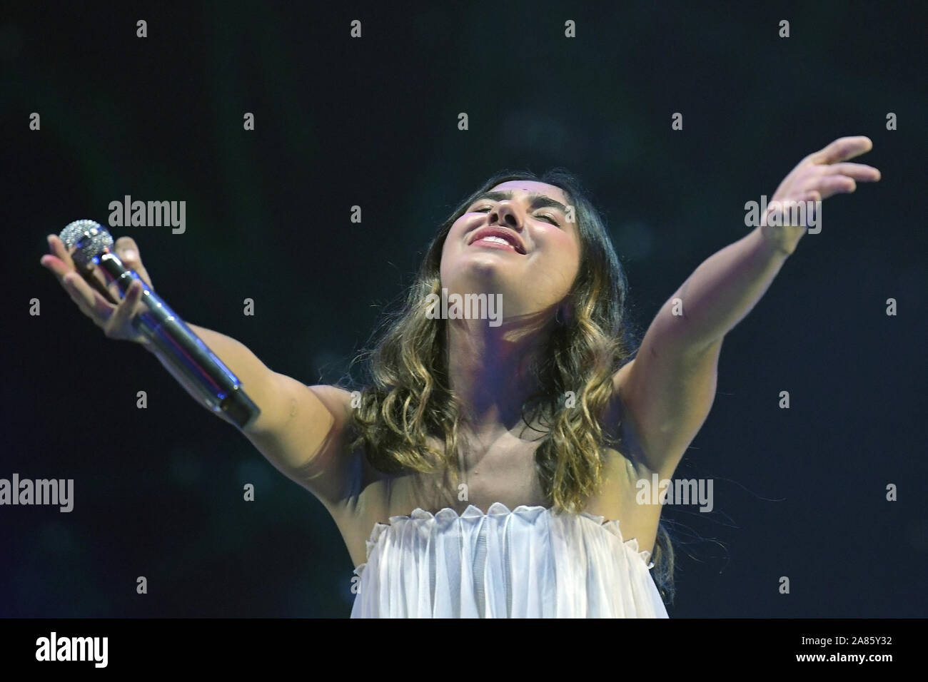 Rio de Janeiro, Brazil, October 5, 2019. Singer Ana Caetano of the ...