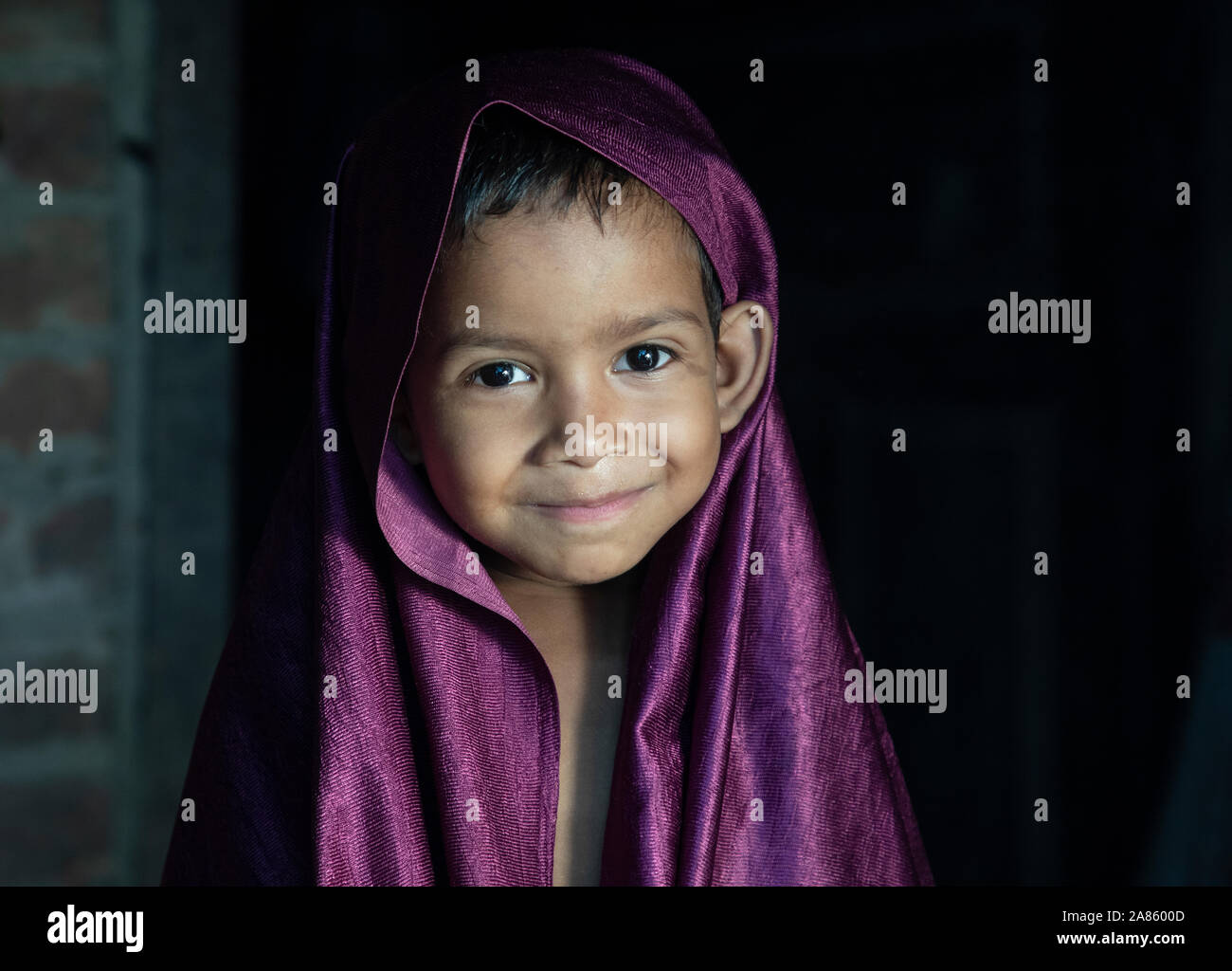 Smiling happy Indian village boy Stock Photo - Alamy