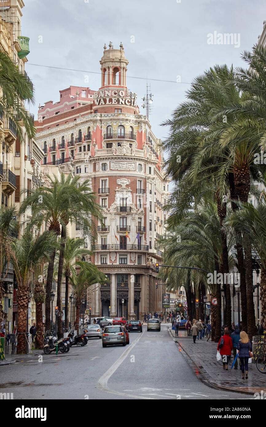 Banco de valencia building art hi-res stock photography and images - Alamy