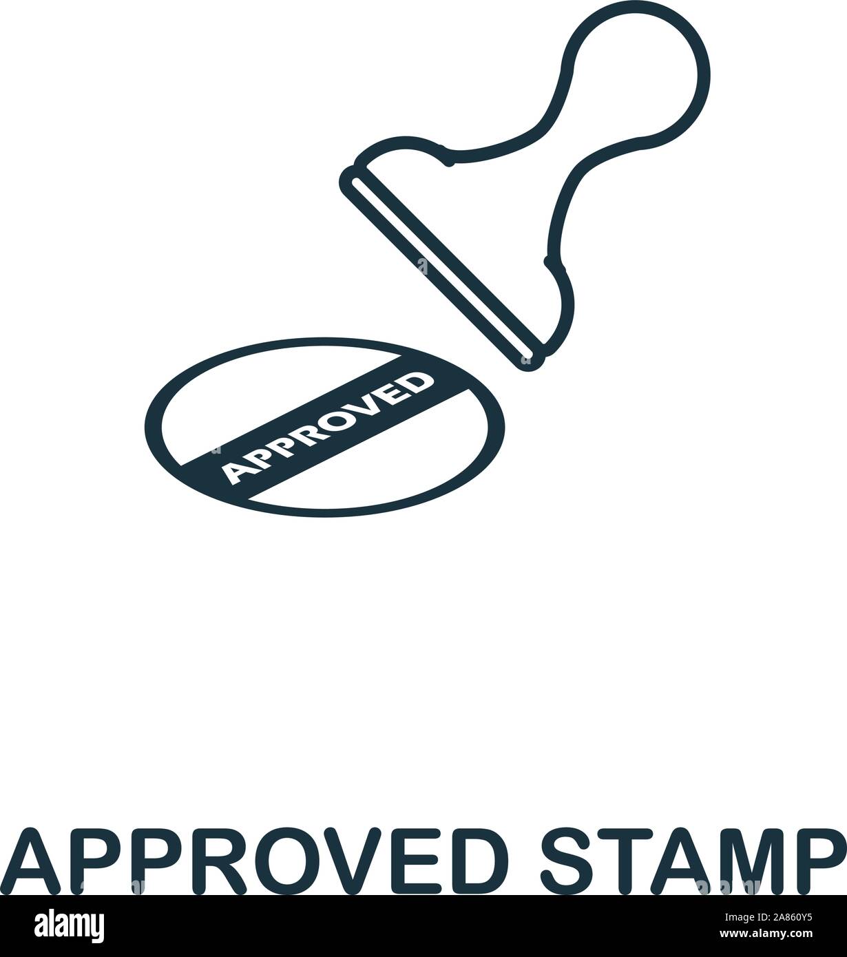 Approve Stamp Icon