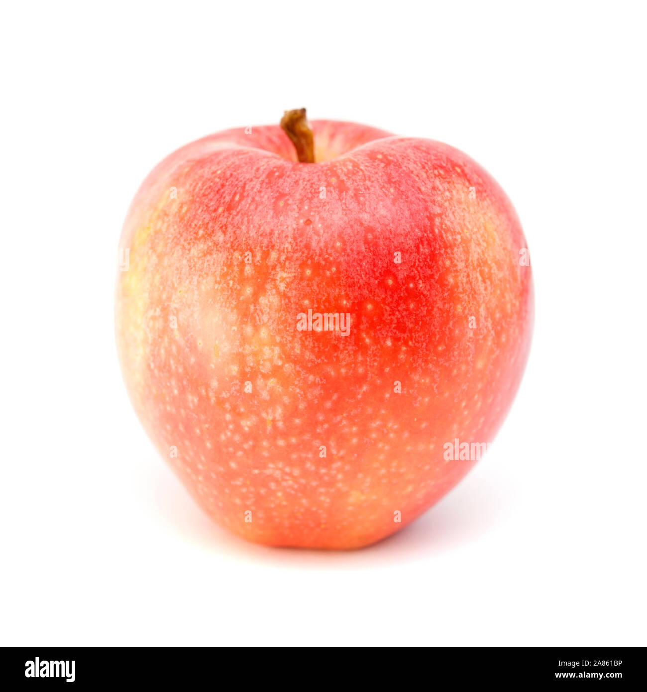 single red apple isolated on white background Stock Photo - Alamy