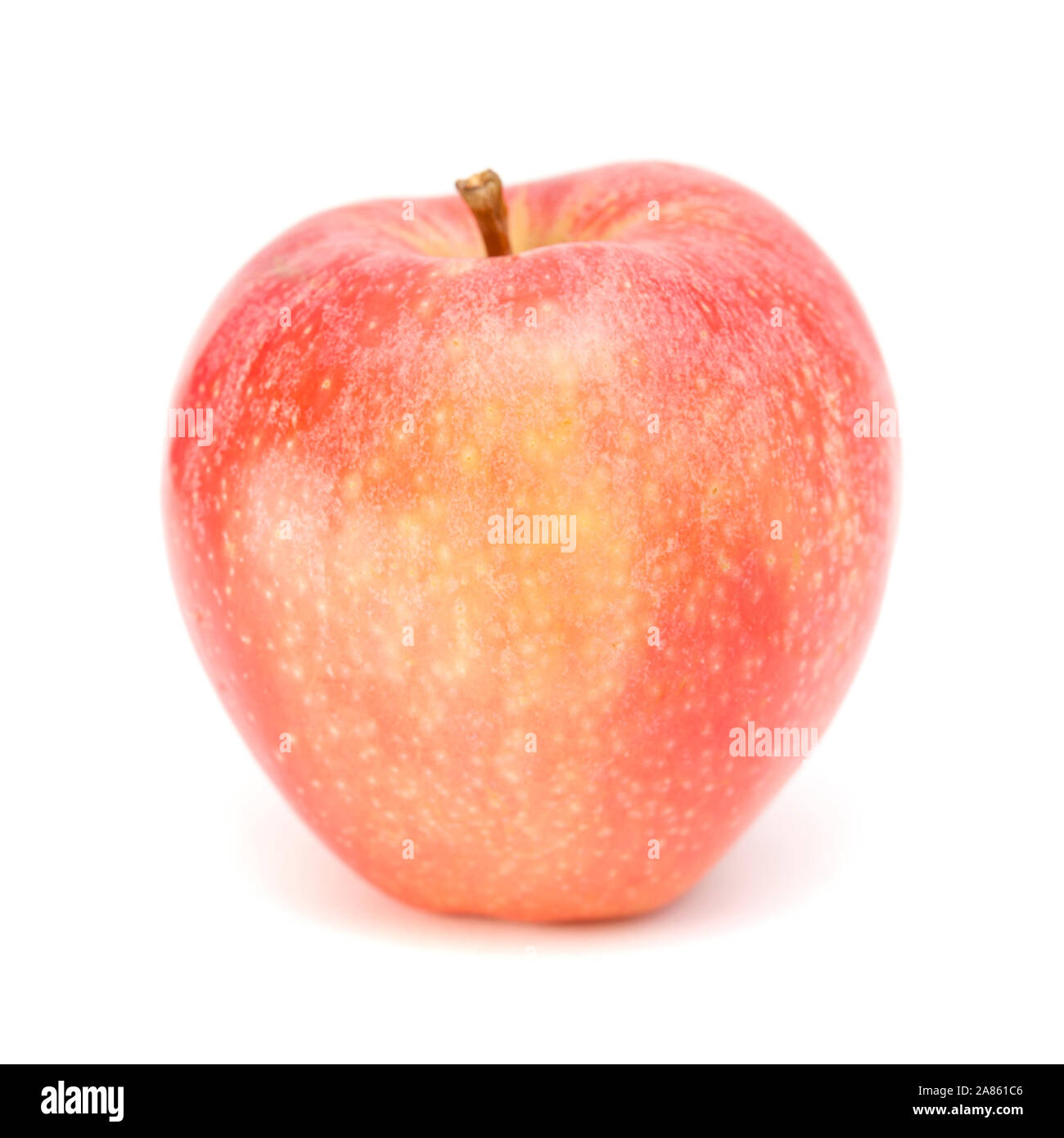 single red apple isolated on white background Stock Photo - Alamy
