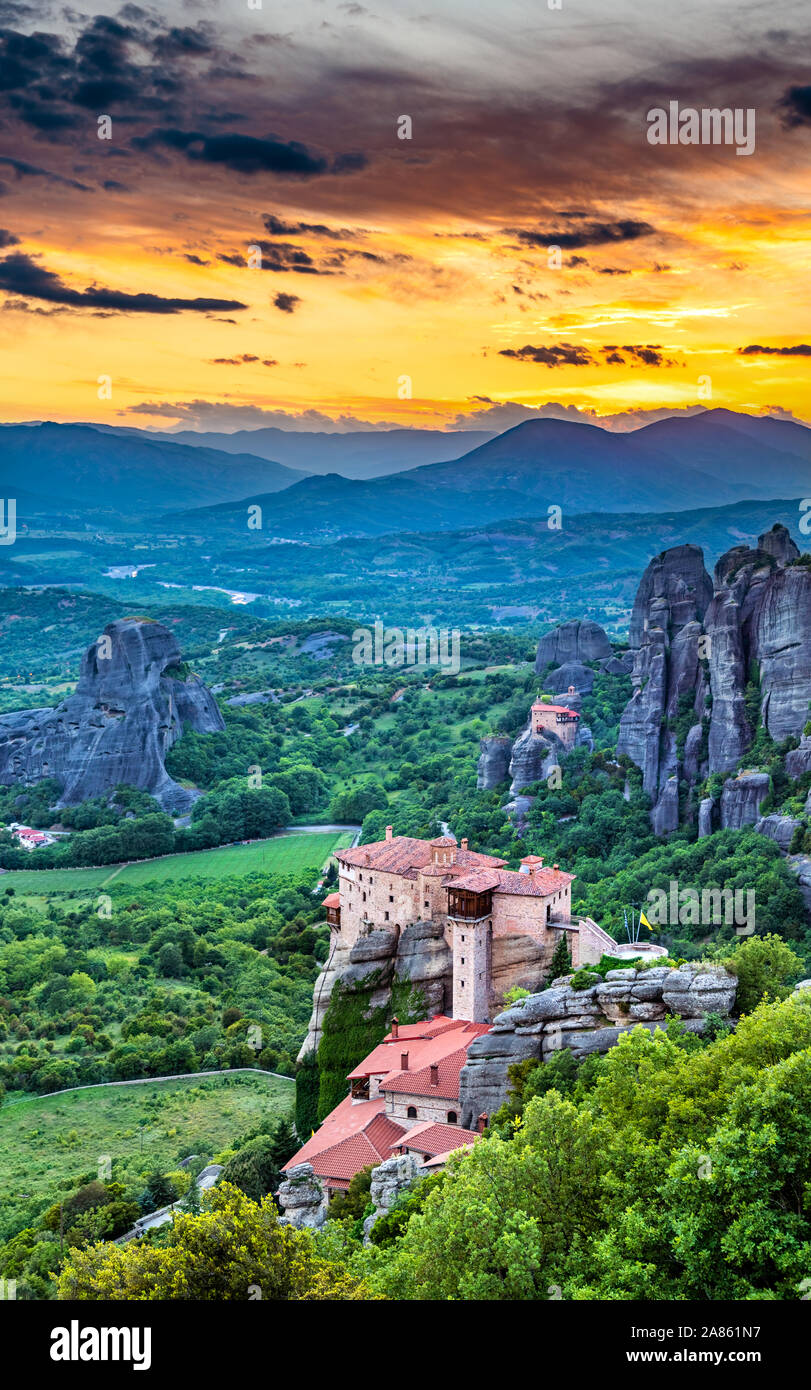Holy monastery of saint nicholas anapafsas hi-res stock photography and ...