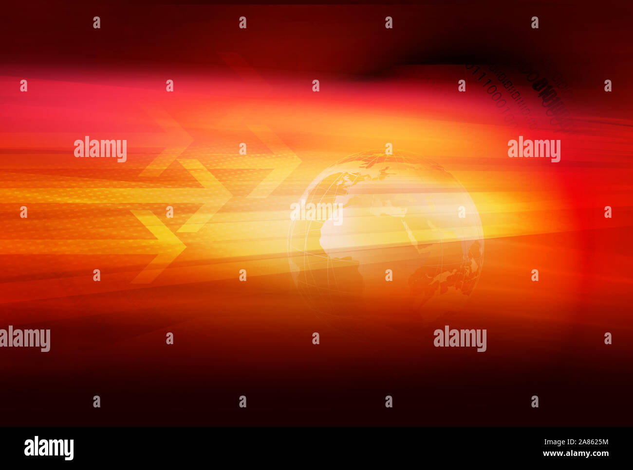 Abstract graphical news studio background with arrows Stock Photo - Alamy