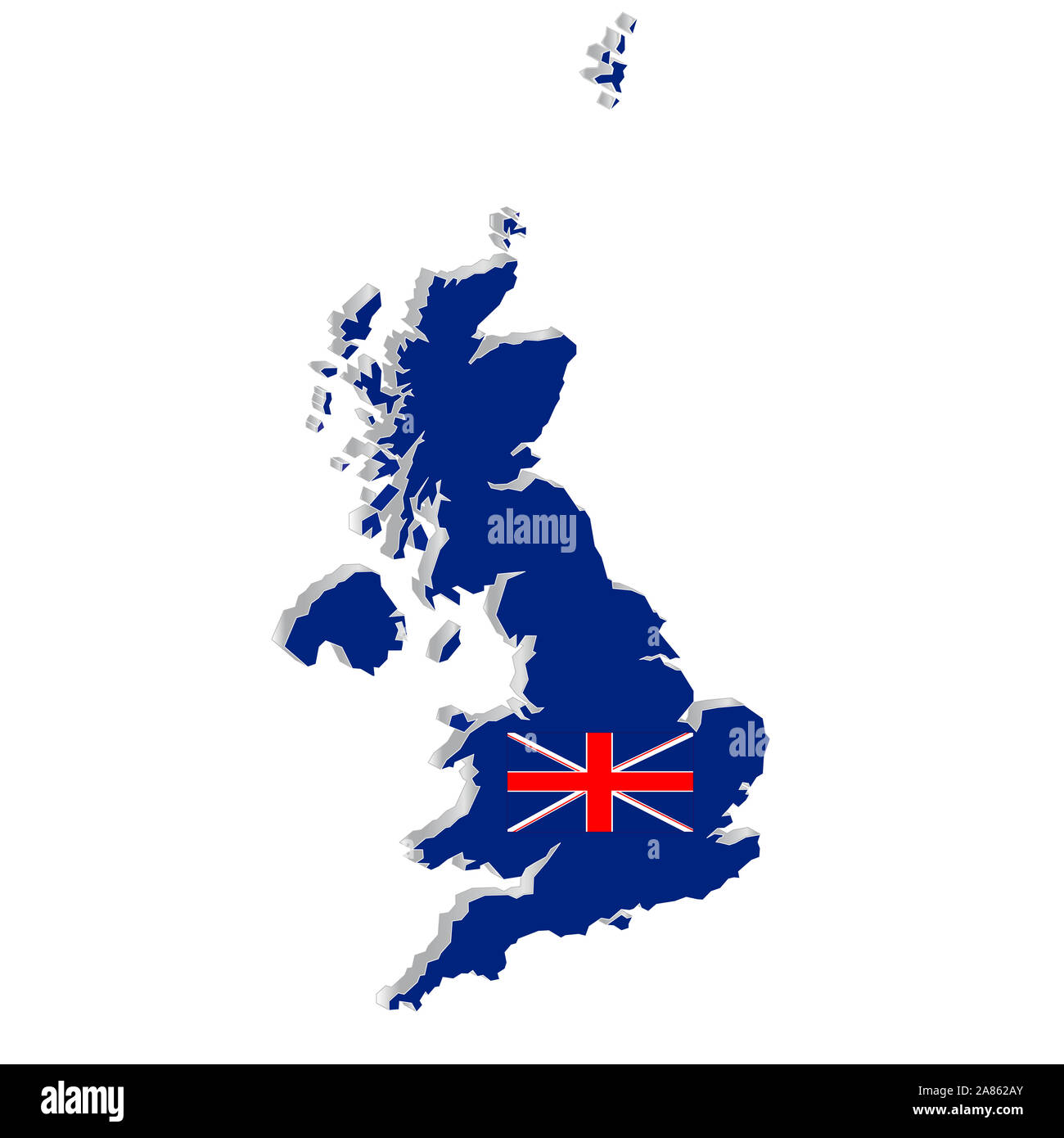 England on europe map Cut Out Stock Images & Pictures - Alamy