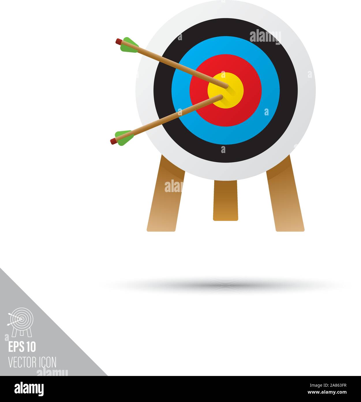 Archery illustration Stock Vector Images - Alamy