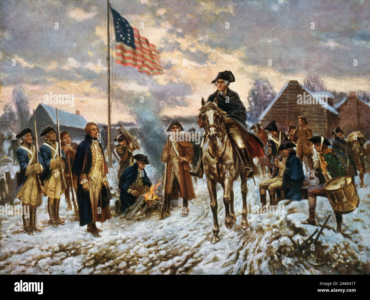 Valley forge george washington hi-res stock photography and images - Alamy