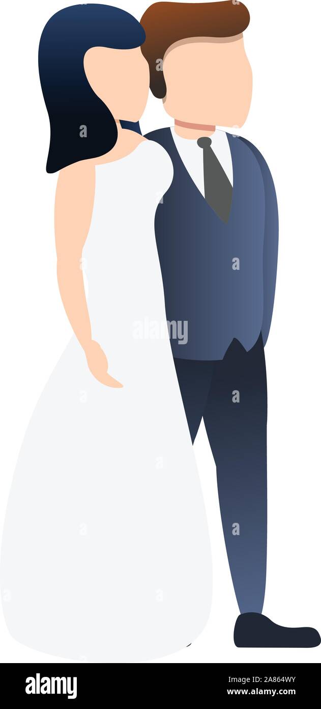 Bride wedding icon. Cartoon of bride wedding vector icon for web design ...