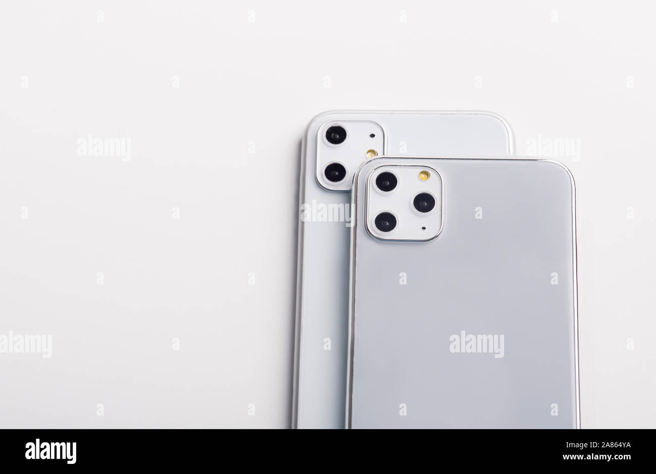 Two latest models of IPhone 11 with ultra wide cameras Stock Photo - Alamy