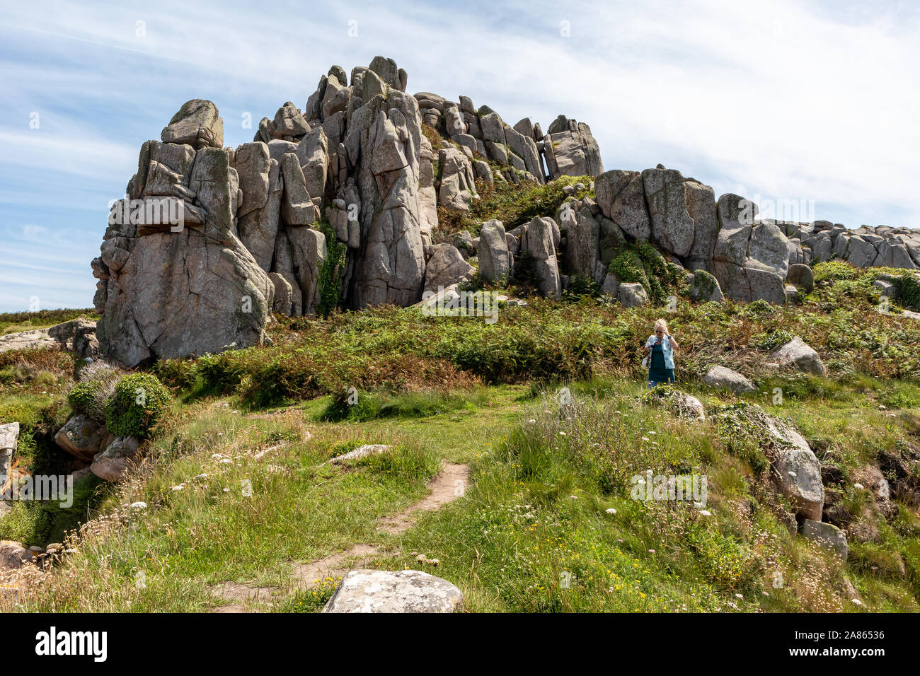 Plougrescant castel meur brittany hi-res stock photography and images ...