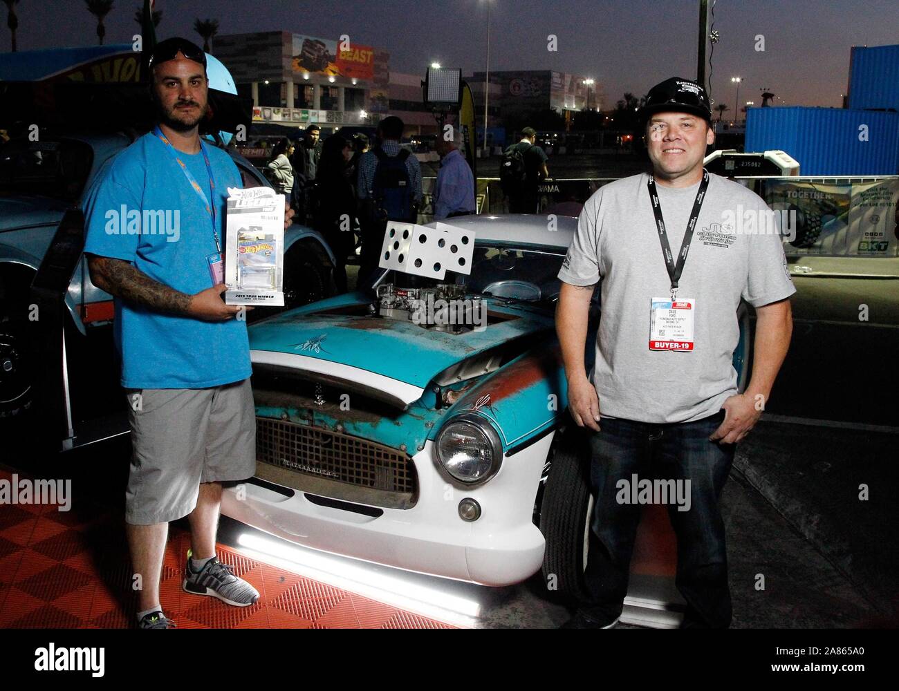 Las Vegas, NV, USA. 5th Nov, 2019. Greg Salzillo, Dave Ford pose in ...
