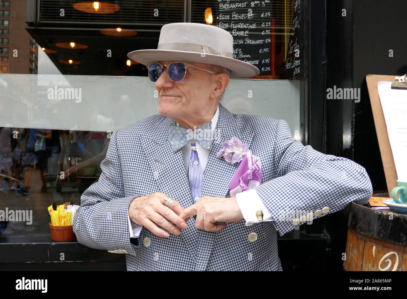 Mr George Skeggs AKA Soho George Stock Photo - Alamy