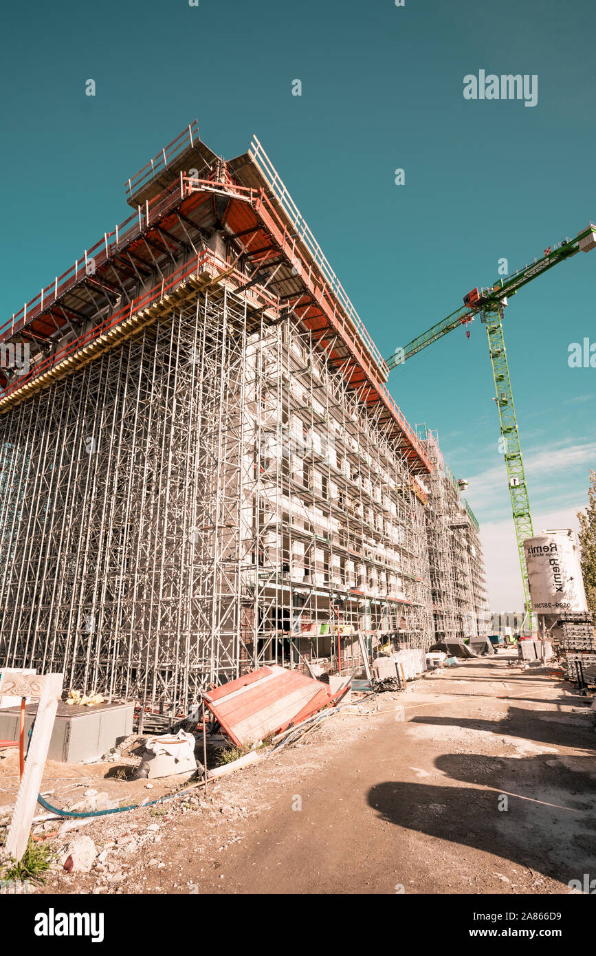 building construction. big building construction Stock Photo - Alamy