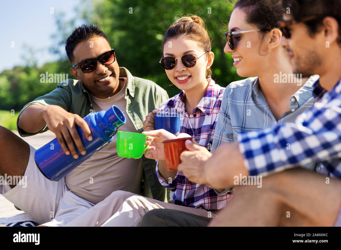 Indian tea with friends hi-res stock photography and images - Alamy