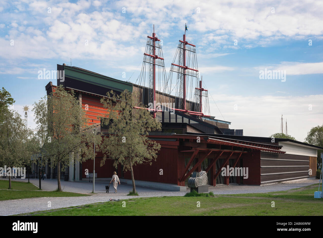 Vasamuseet Stockholm, view of the Vasamuseet (Vasa Museum) building ...