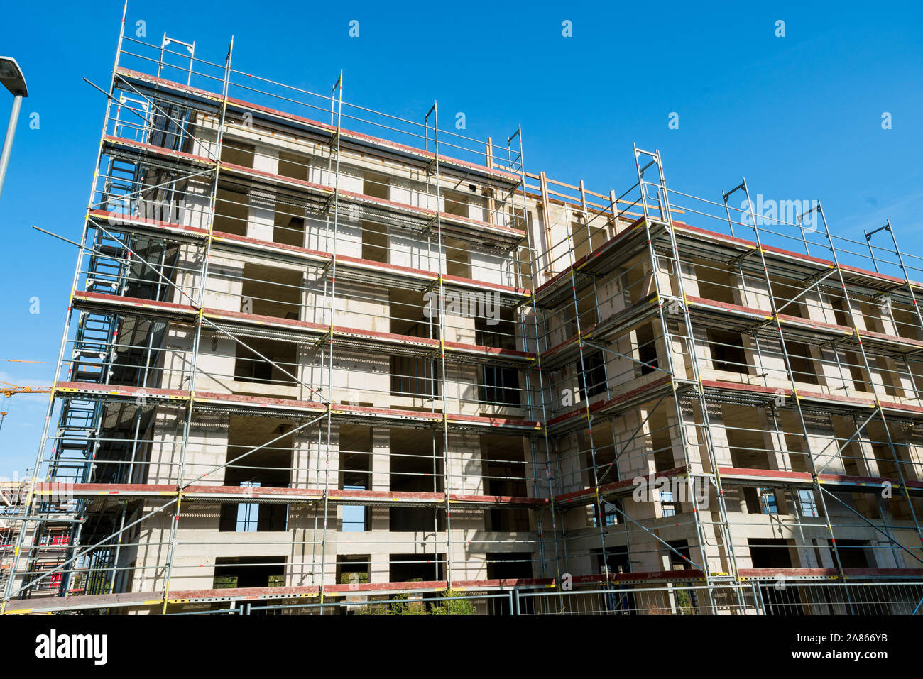 construction of the new building. Construction site background Stock ...