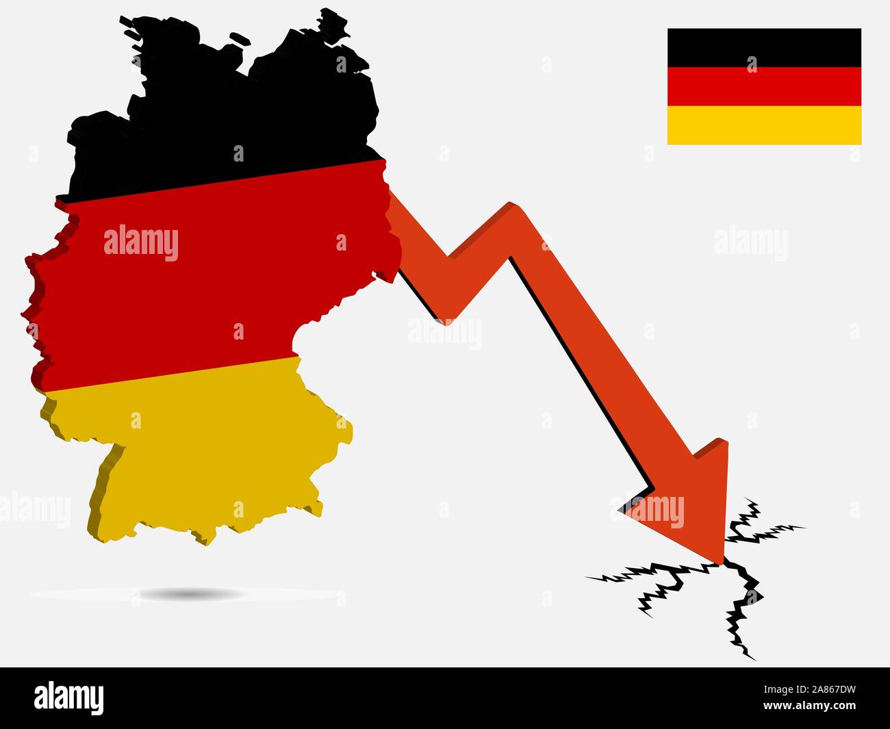 Financial crash germany Stock Vector Images - Alamy