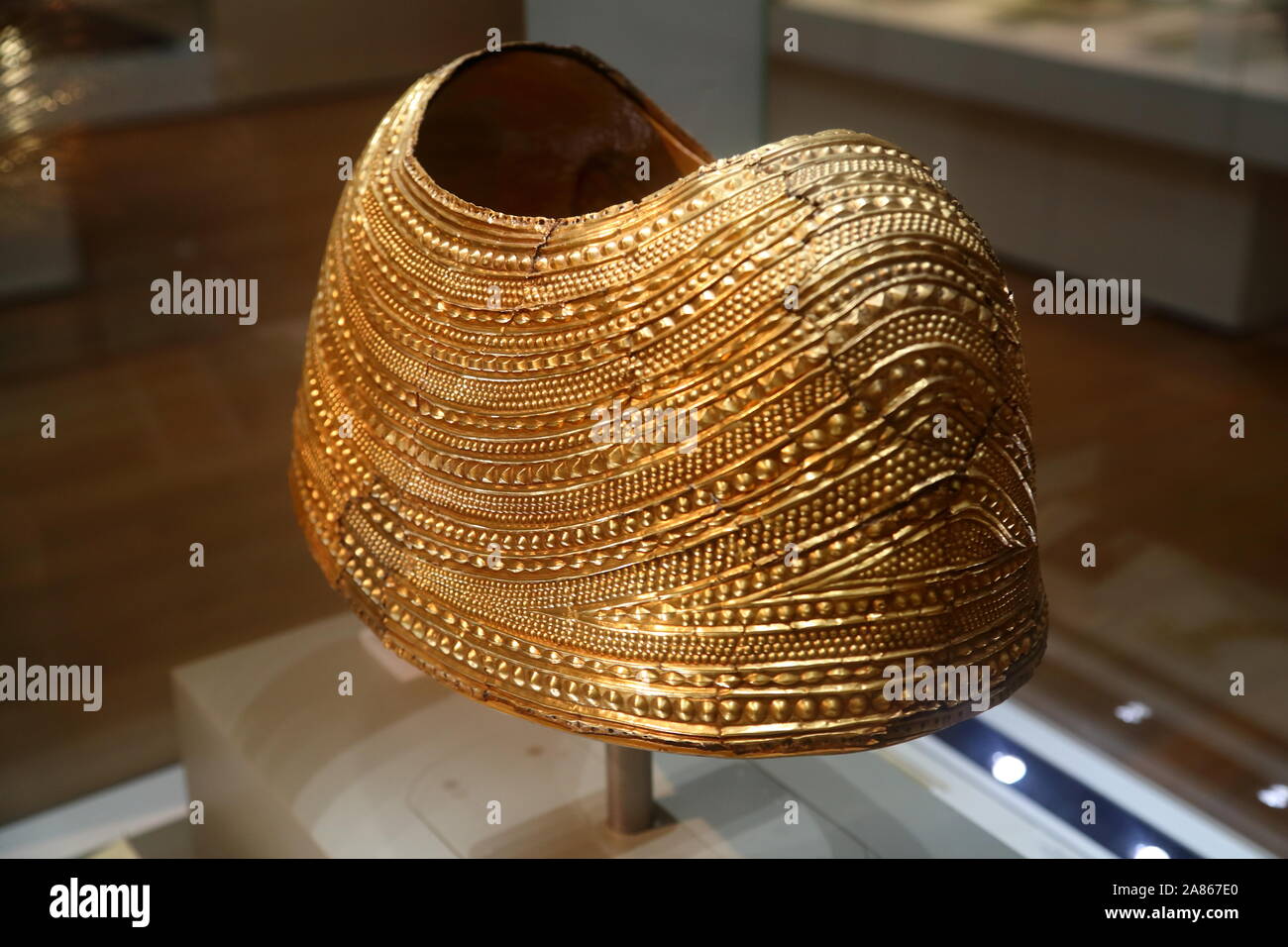 The Mold Gold Cape from the Early Bronze Age at the British Museum ...