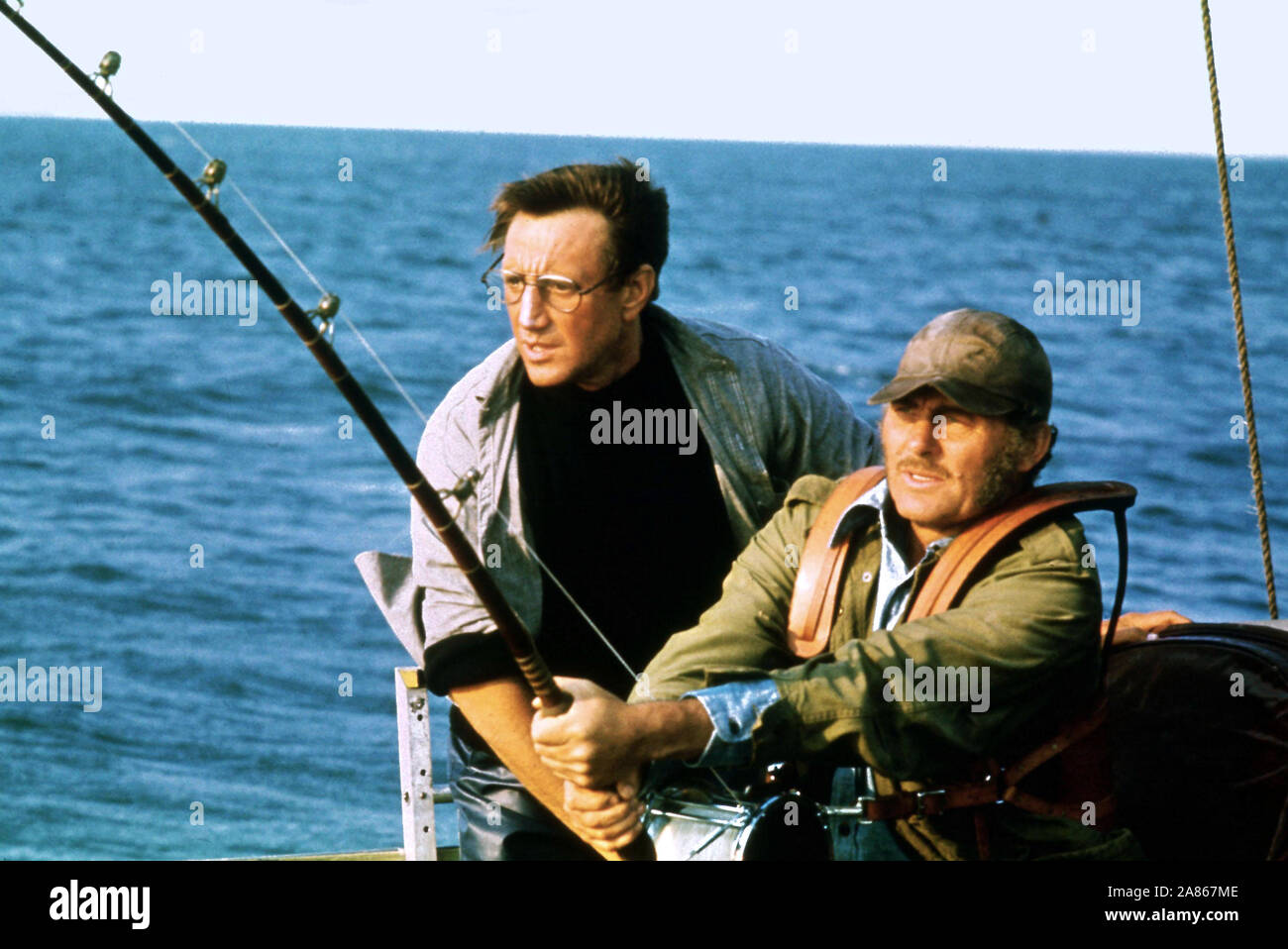 Robert Shaw And Jaws 1975 High Resolution Stock Photography and Images - Alamy