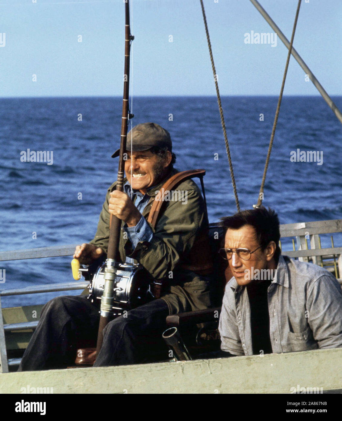 Robert Shaw And Jaws 1975 High Resolution Stock Photography and Images - Alamy